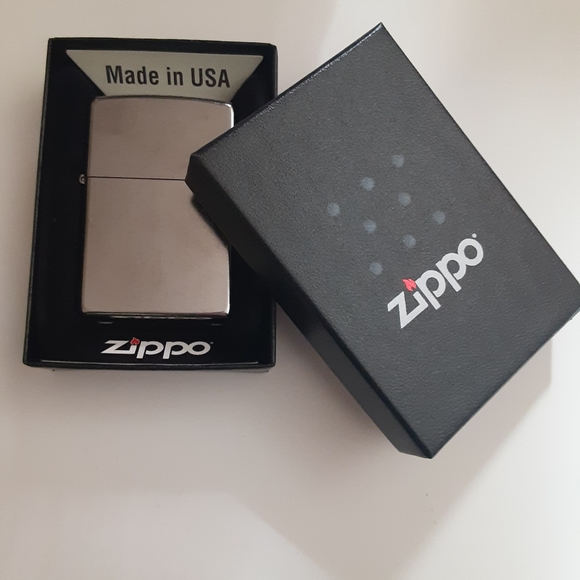 Accessories | Zippo Chrome Premium Lighter | Poshmark